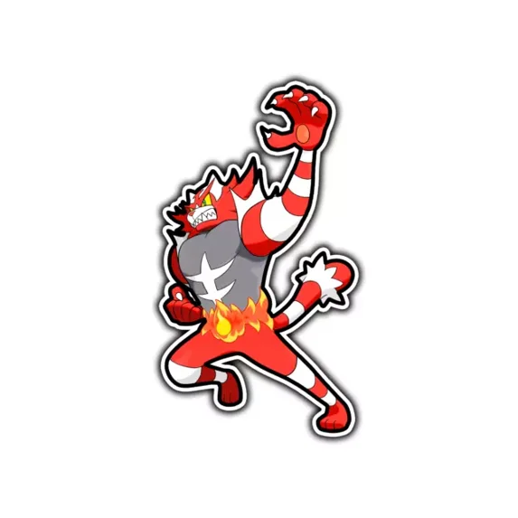 Shiny Incineroar Waterproof Sticker Phone Decal Water Bottle Stickers ...