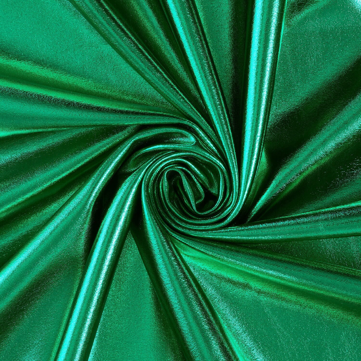 Shiny Kelly Green Foil Lame Metallic Spandex 59/60" Wide Polyester ...