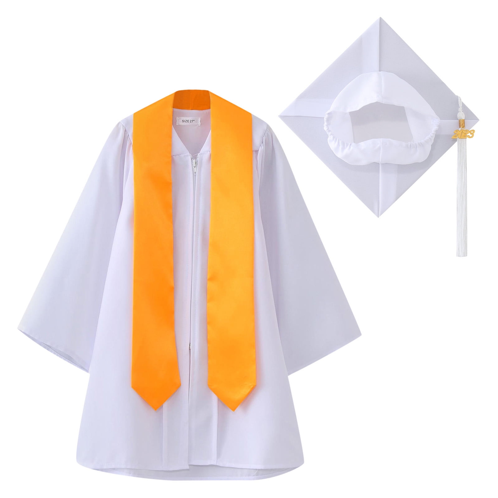 Shiny Kindergarten & Preschool Graduation Gown Cap Stole Set with Year ...