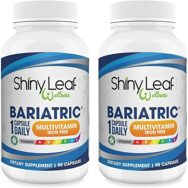 Shiny Leaf Bariatric Multivitamin Iron-Free Capsules - Post Bariatric ...