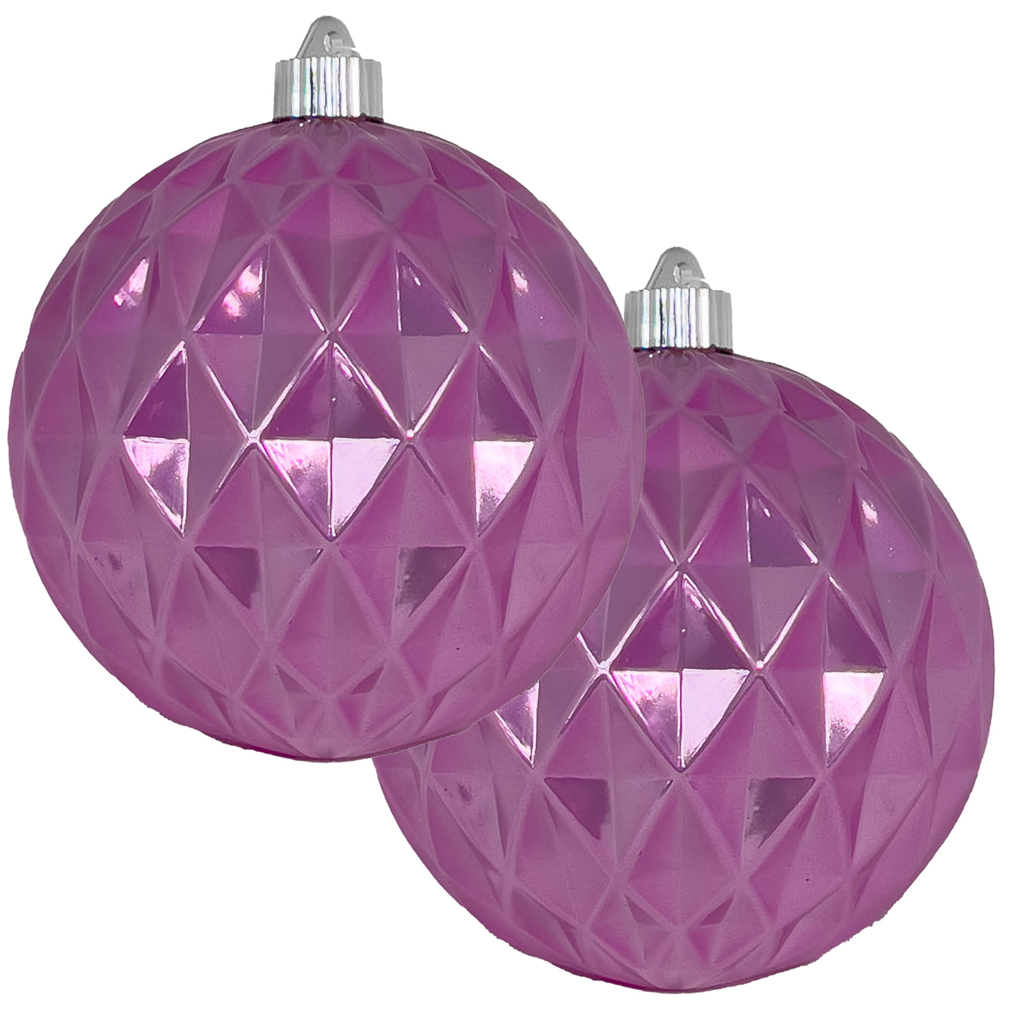Shiny Lilac 6" (150mm) Round Diamond Shatterproof (2) - Walmart.com