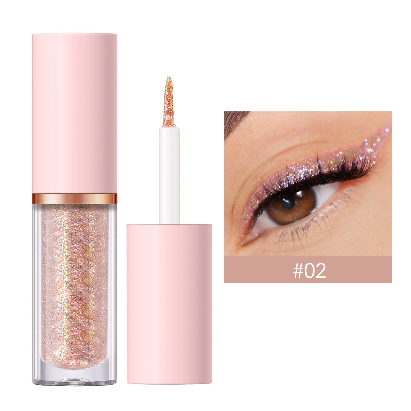 Shiny Liquid Eyeliner, Pearl Brightening Eye Liquid, 2ml, Shiny Eye ...