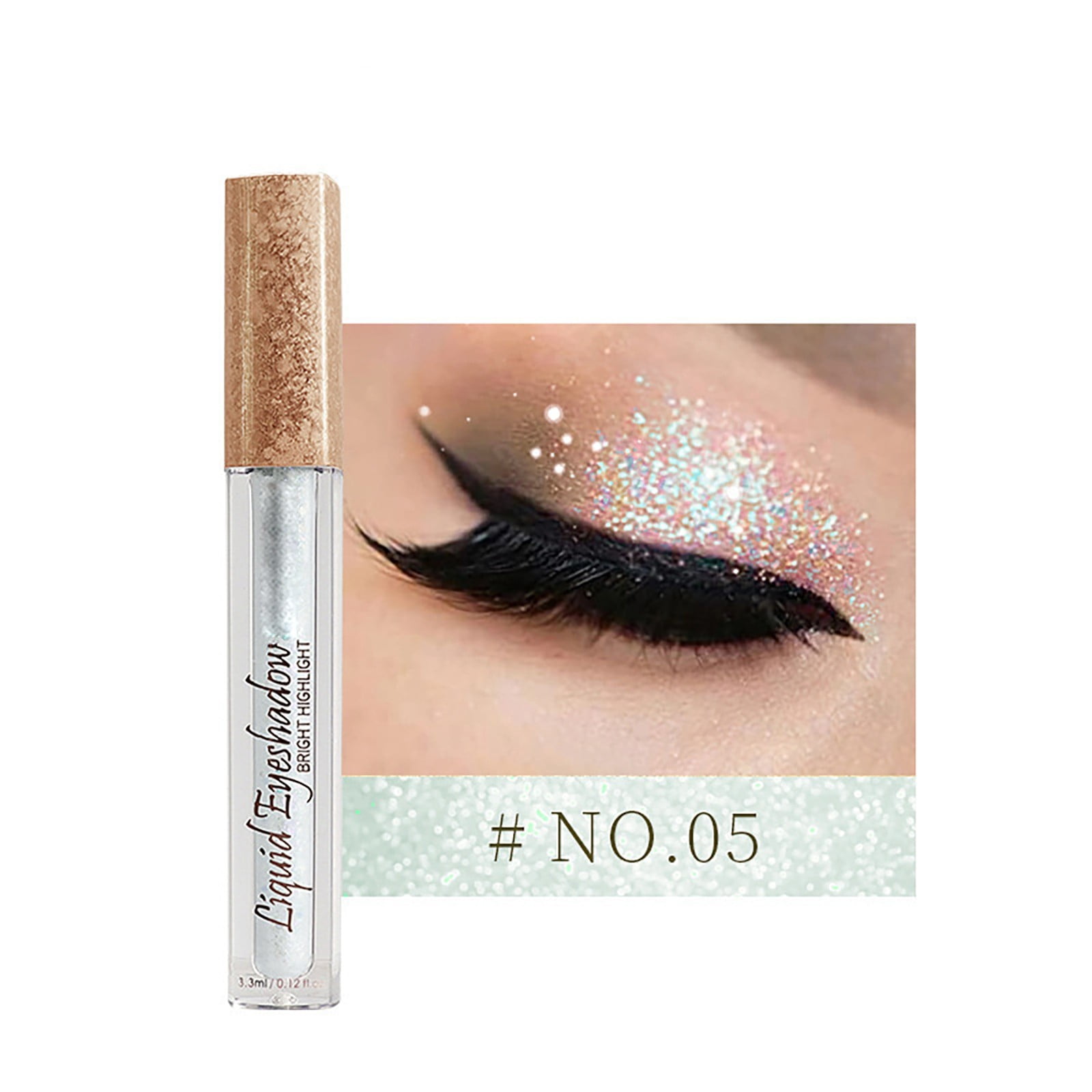 Shiny Liquid Pearl Eyeshadow Metallic Liquid Pearl Eyeshadow Easy Color ...