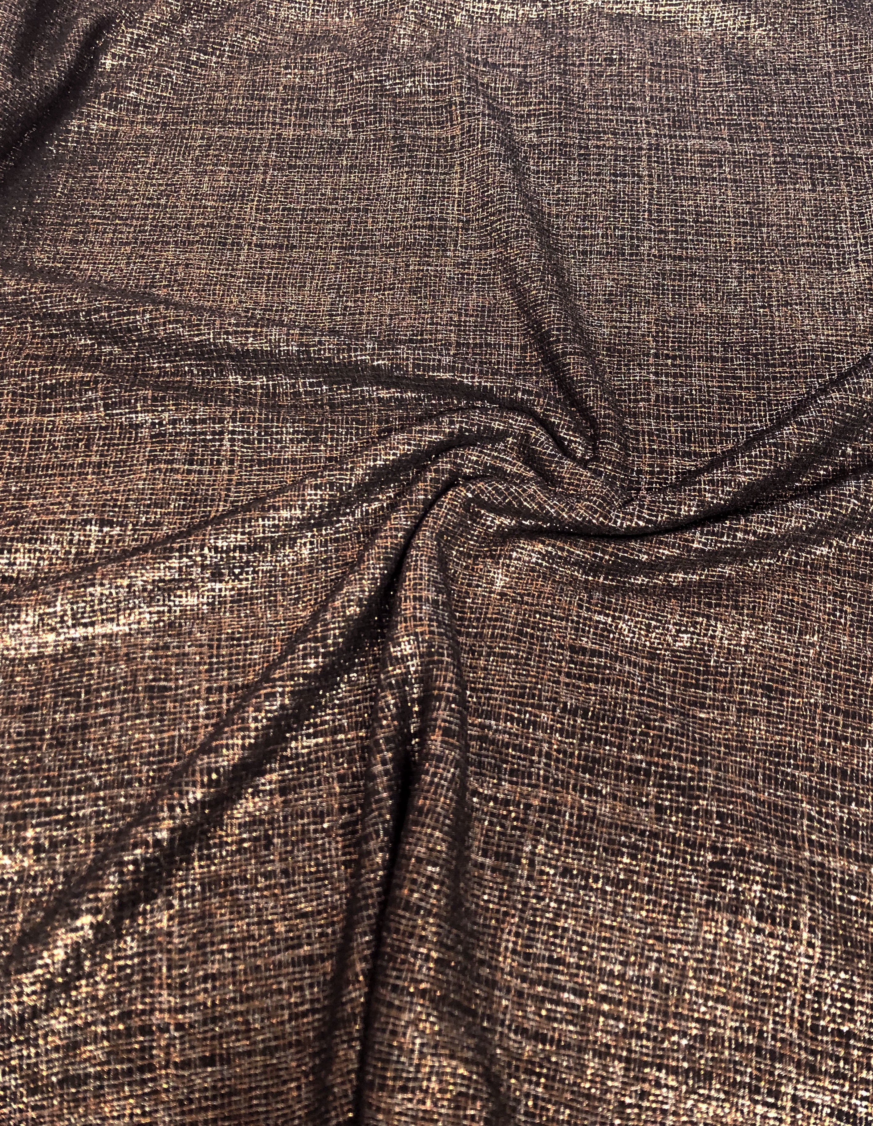 Shiny Lurex on Polyester Spandex 2 Way Stretch Fabric by The Yard (Rose ...