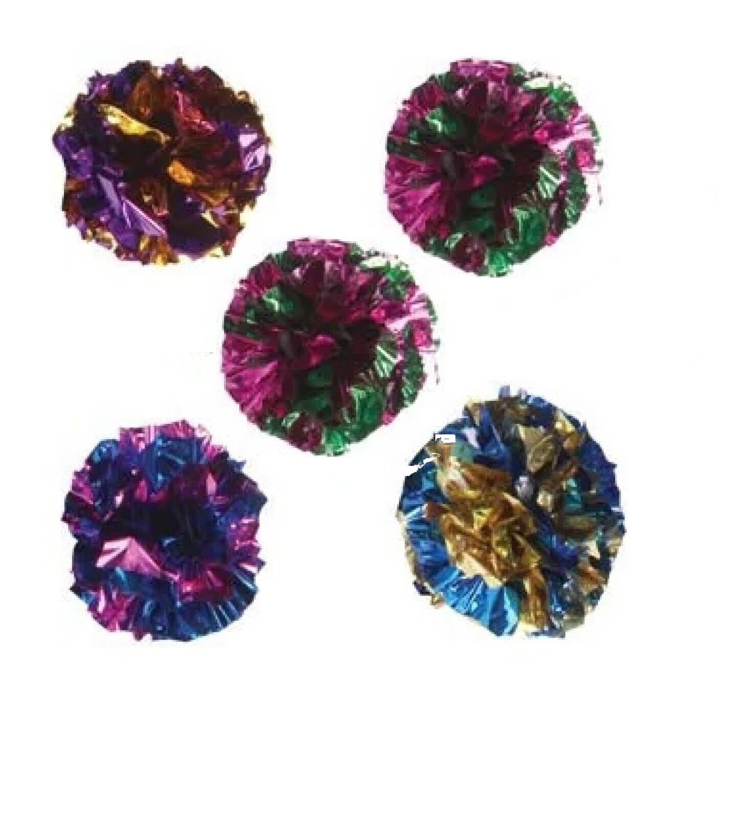 Shiny Metallic Ball Cat Toys Bright and Fun Choose Small or Giant ...