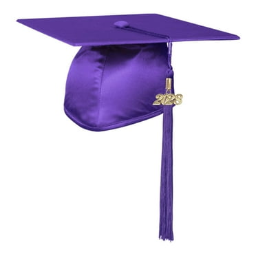 Class Act Graduation Adult Unisex Shiny Graduation Cap and Gown with ...