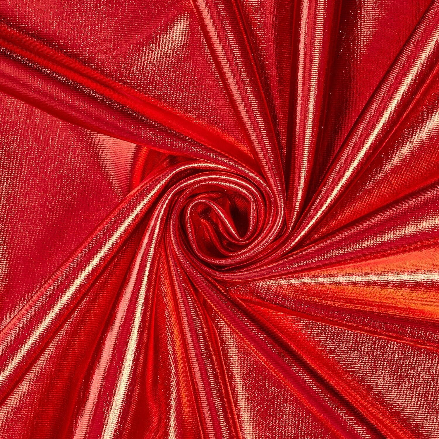 Shiny Red Lame Metallic Spandex 59/60" Wide Polyester Spandex Sold BTY ...