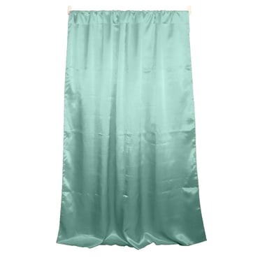Set of 2 Bridget Crushed Satin Rod Pocket Curtain Panels, 84" Long ...