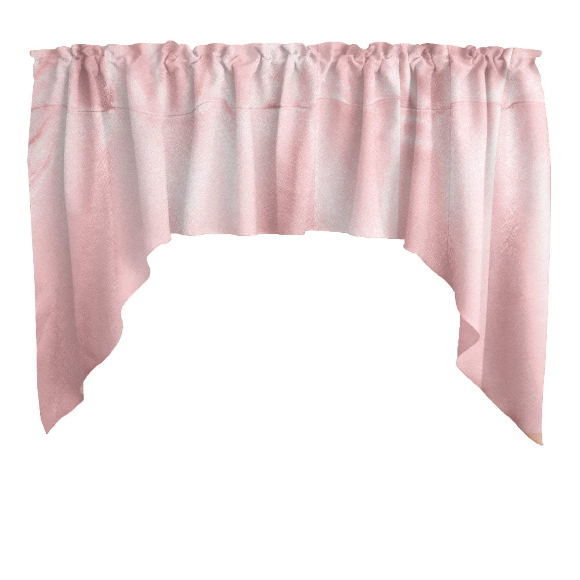 Shiny Satin Solid Swag Window Valance 72" Wide / 36" Tall - Walmart.com