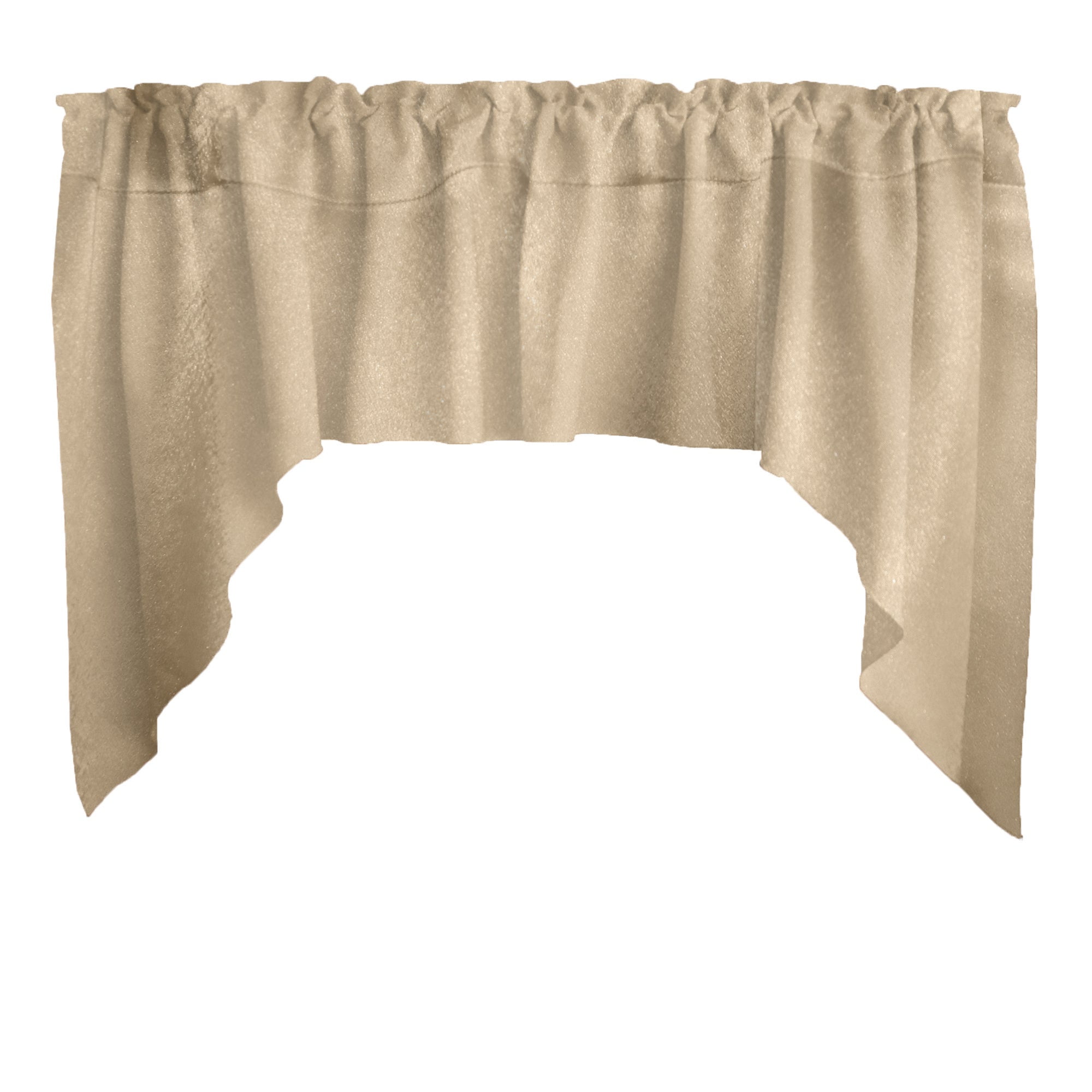 Shiny Satin Solid Swag Window Valance 72" Wide / 36" Tall - Walmart.com