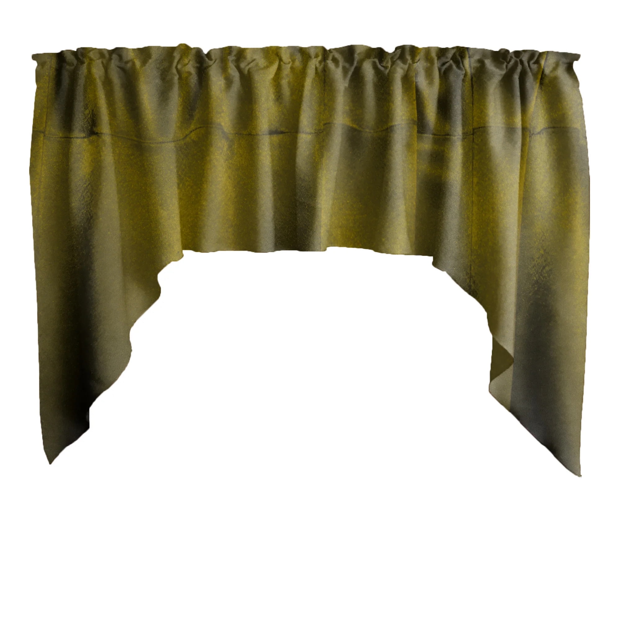Shiny Satin Solid Swag Window Valance 72" Wide / 36" Tall - Walmart.com