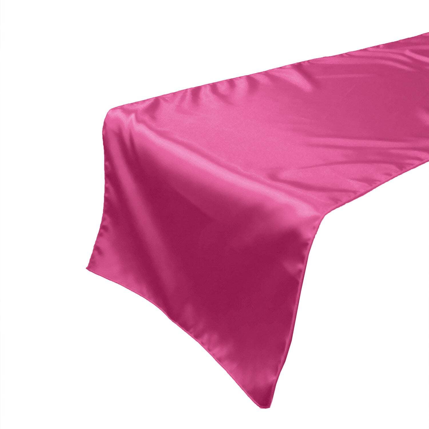Shiny Satin Table Runner Solid Hot Pink - Walmart.com