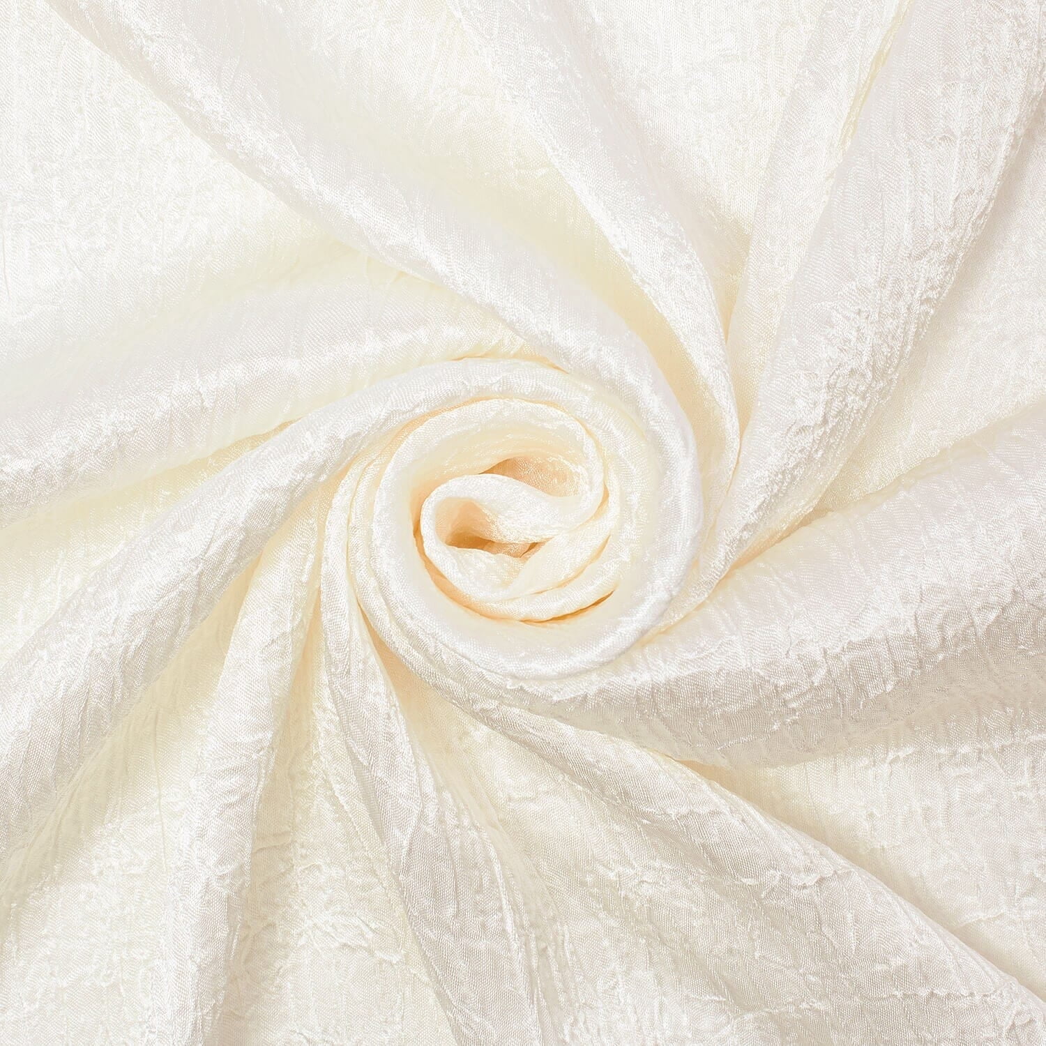 Shiny Shimmer Crinkle Satin Polyester 100 GSM Lightweight Fabric By The ...