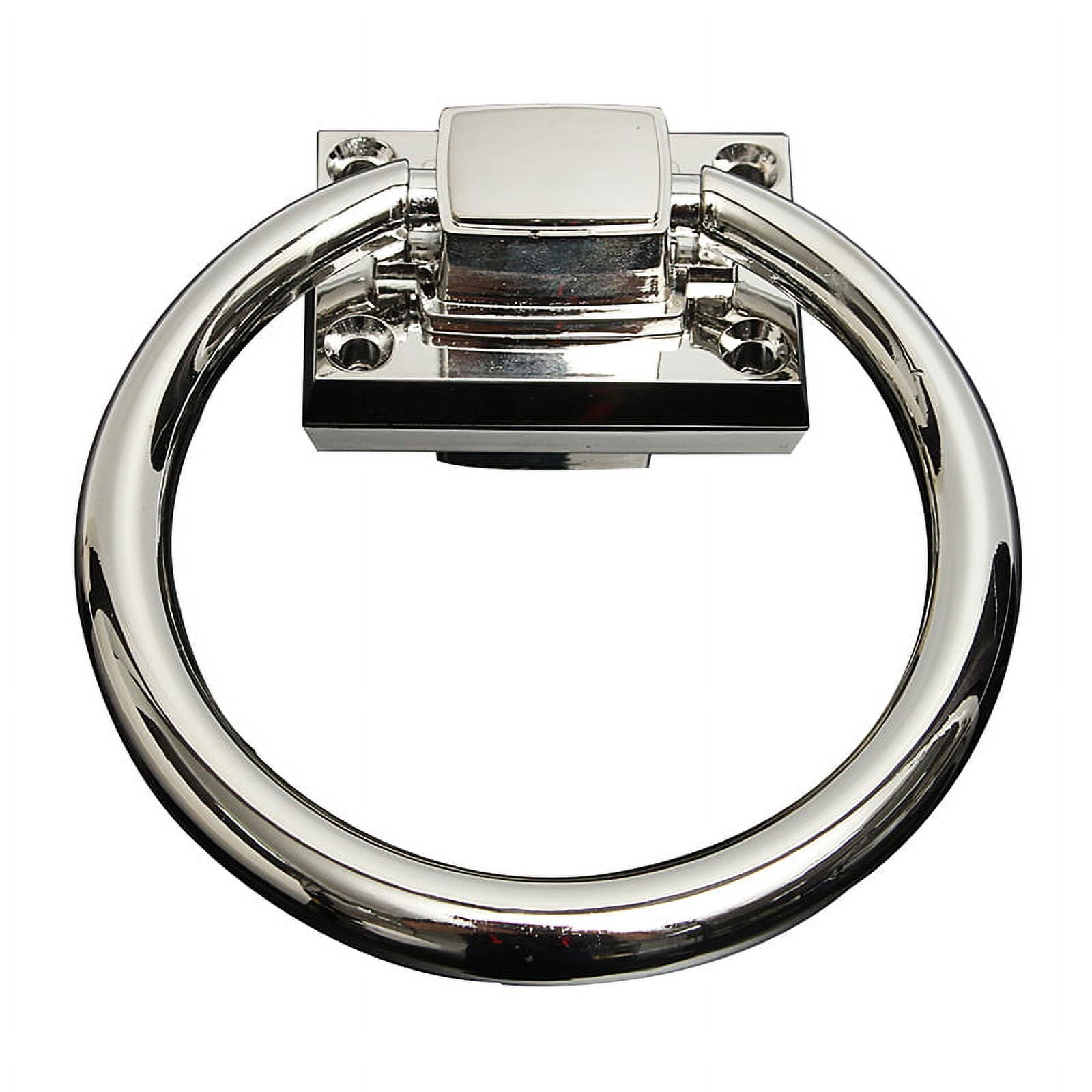 Shiny Silver Drop Pull Ring Wooden Door Knocker Chair Pulls Handle;Shiny Silver Drop Pull Ring ...