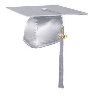 Class Act Graduation Adult Unisex Shiny Graduation Cap and Gown with ...