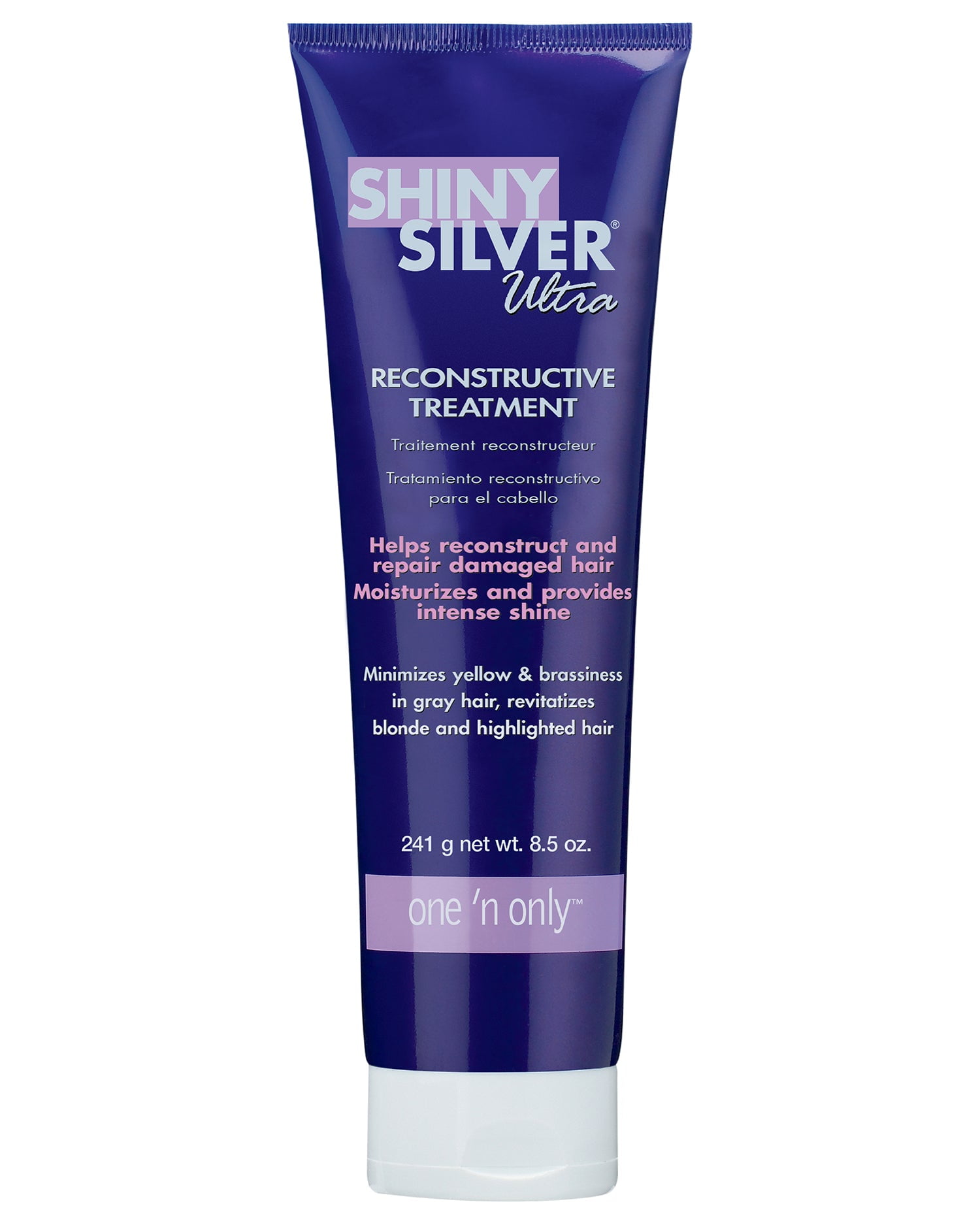 One 'n Only Shiny Silver Reconstructive Treatment, Neutralizes Yellow ...