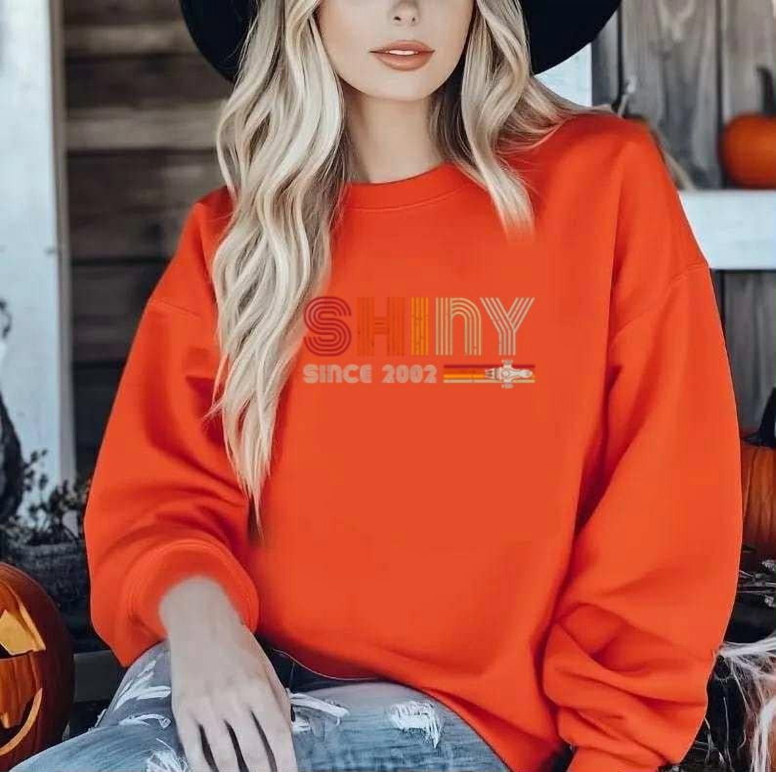 Shiny Since 2002 Retro Nostalgic Vintage Birth Year Graphic Sweatshirt ...