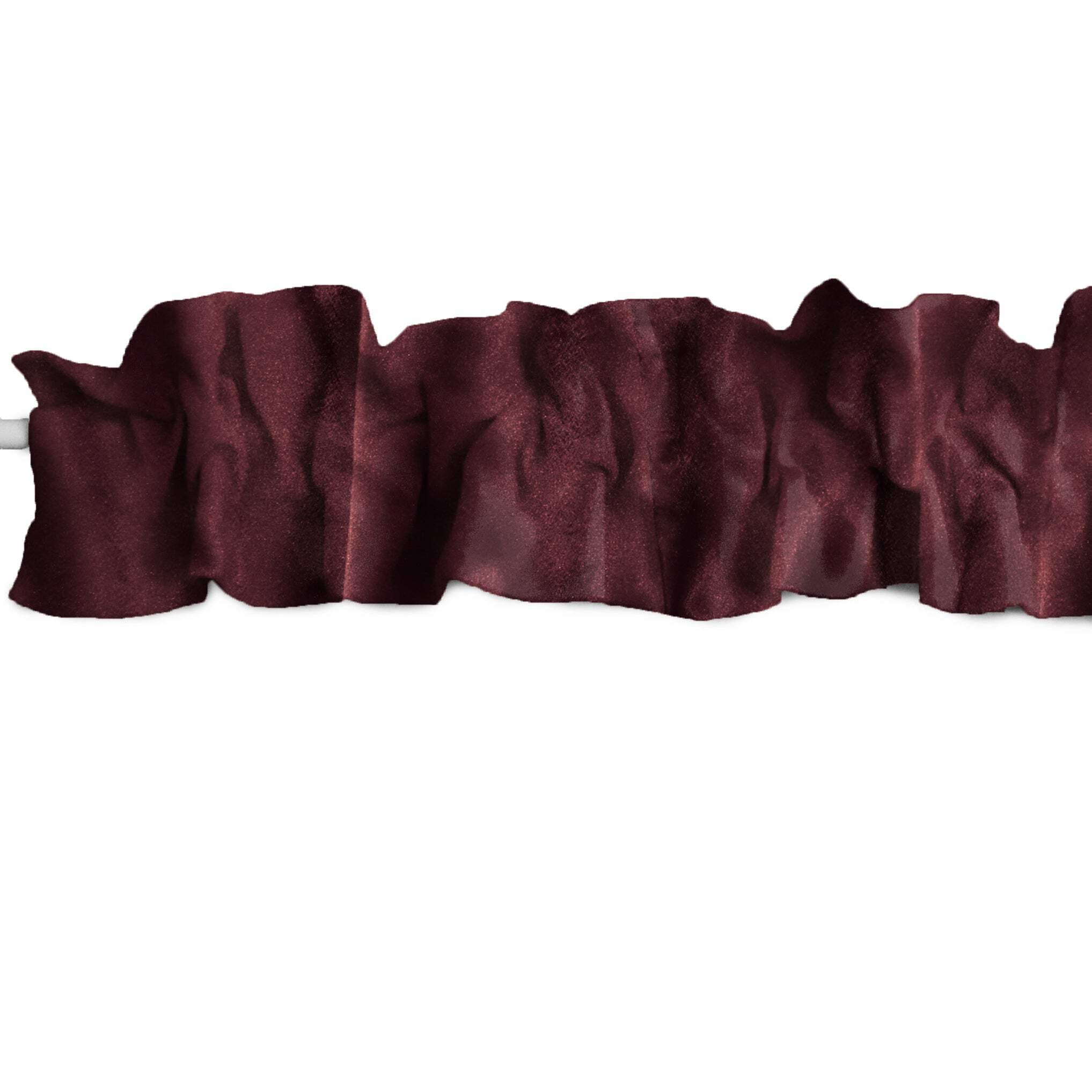 Shiny Smooth Satin Solid Curtain Sleeve Topper Window Treatment ...