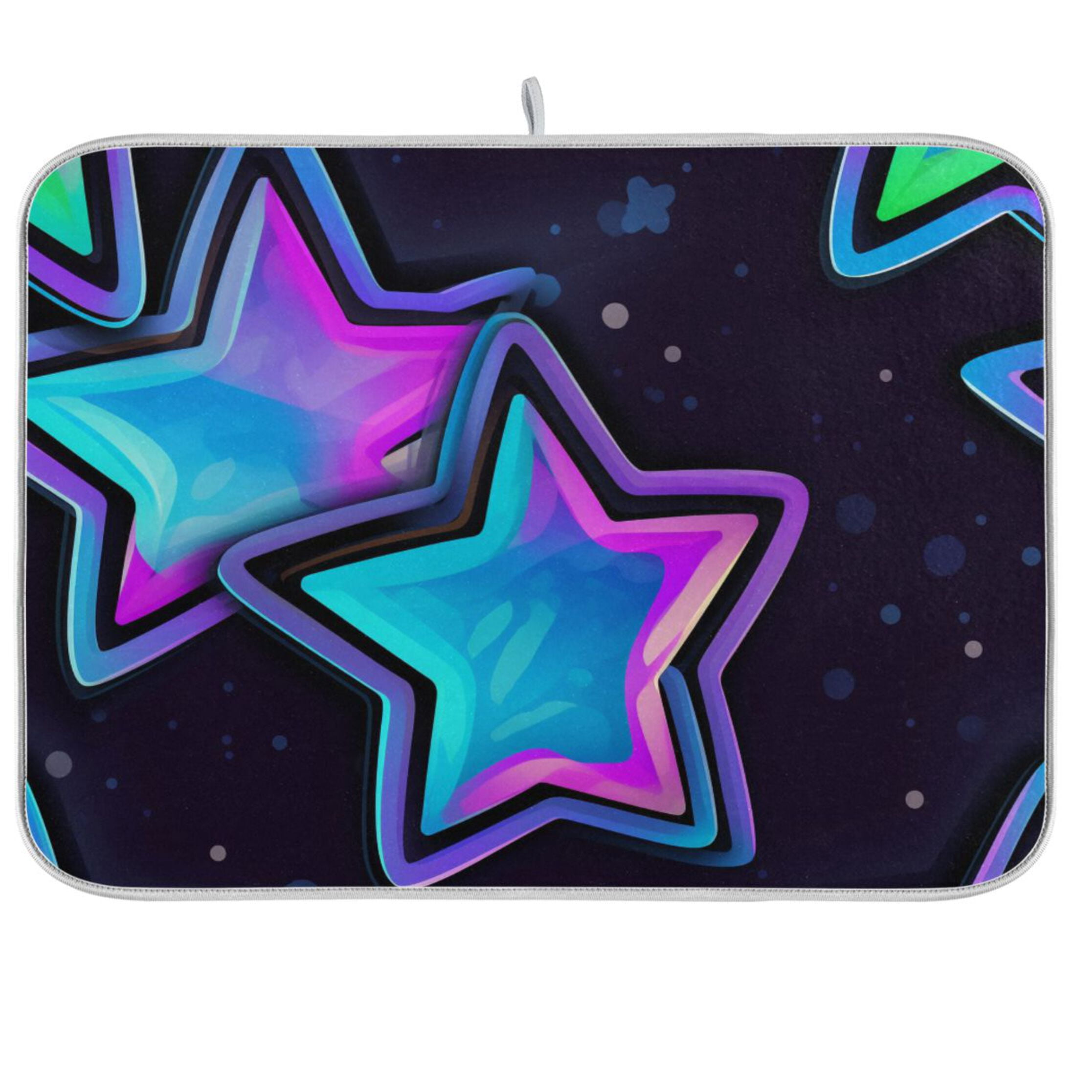 Shiny Star Dish Drying Mat Microfiber Kitchen Pad Large Counter ...