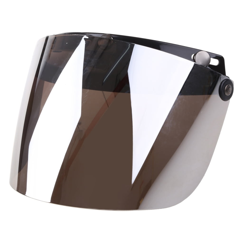 Shinycome 3-Snap Visor Len Shield for Motorbike Helmet Flip Up Down ...