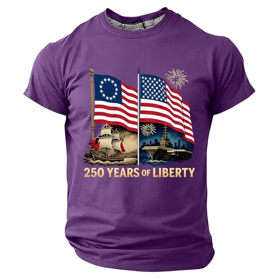 Shinyii Boys USA 250Th Anniversary T-Shirt Patriotic Independence Day T ...