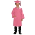 Shinyii Kids Graduation Cap with Gown Set Solid Graduation Performance ...