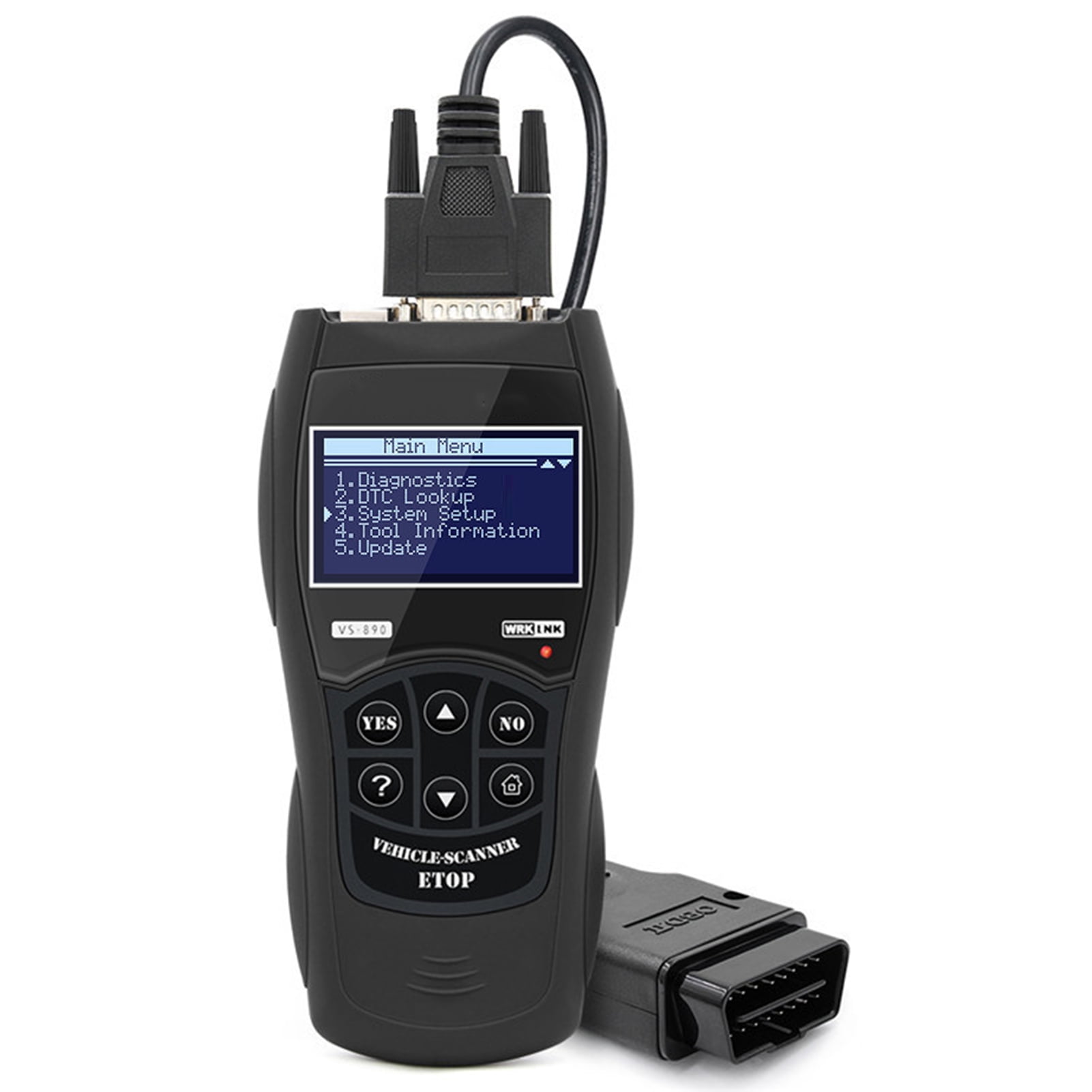 Shinysix Automobile fault detector,Tool OBDII Reset Auto Scanner ...