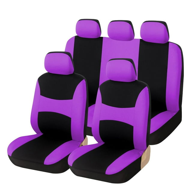 Shinysix Car seat cover,Set Car Plain Cover Set Car Plain Fabric Car ...