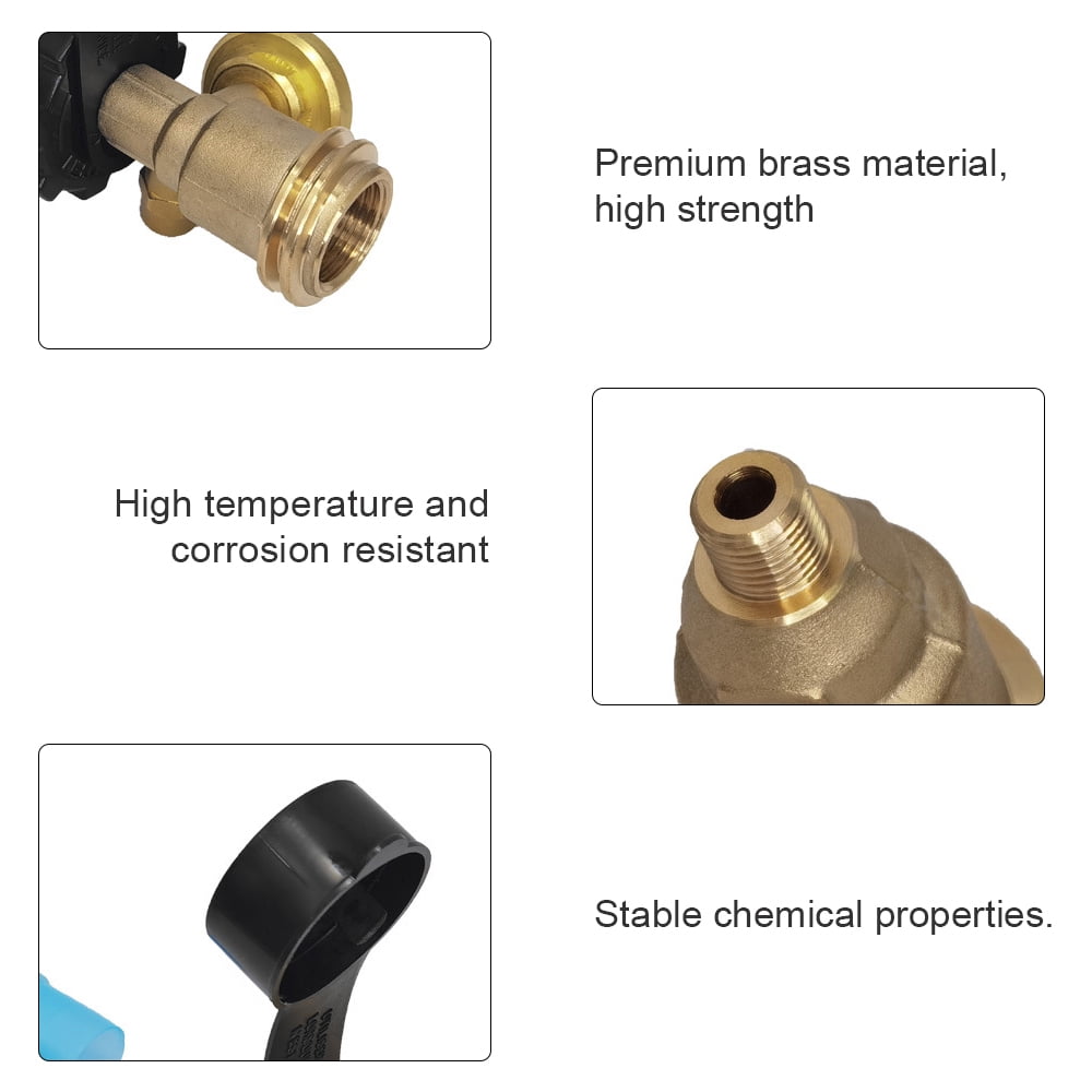 Shinysix GasTank Adapter Conversion Head for POL Tanks Service Valve to ...