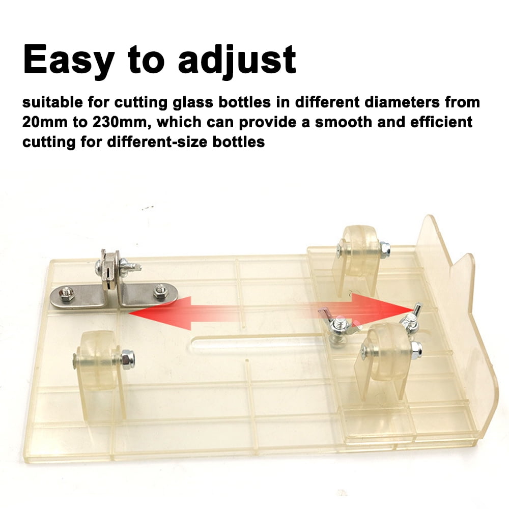 Shinysix Glass Cutter Tool for Universal Adjustable DIY Glass Bottle ...