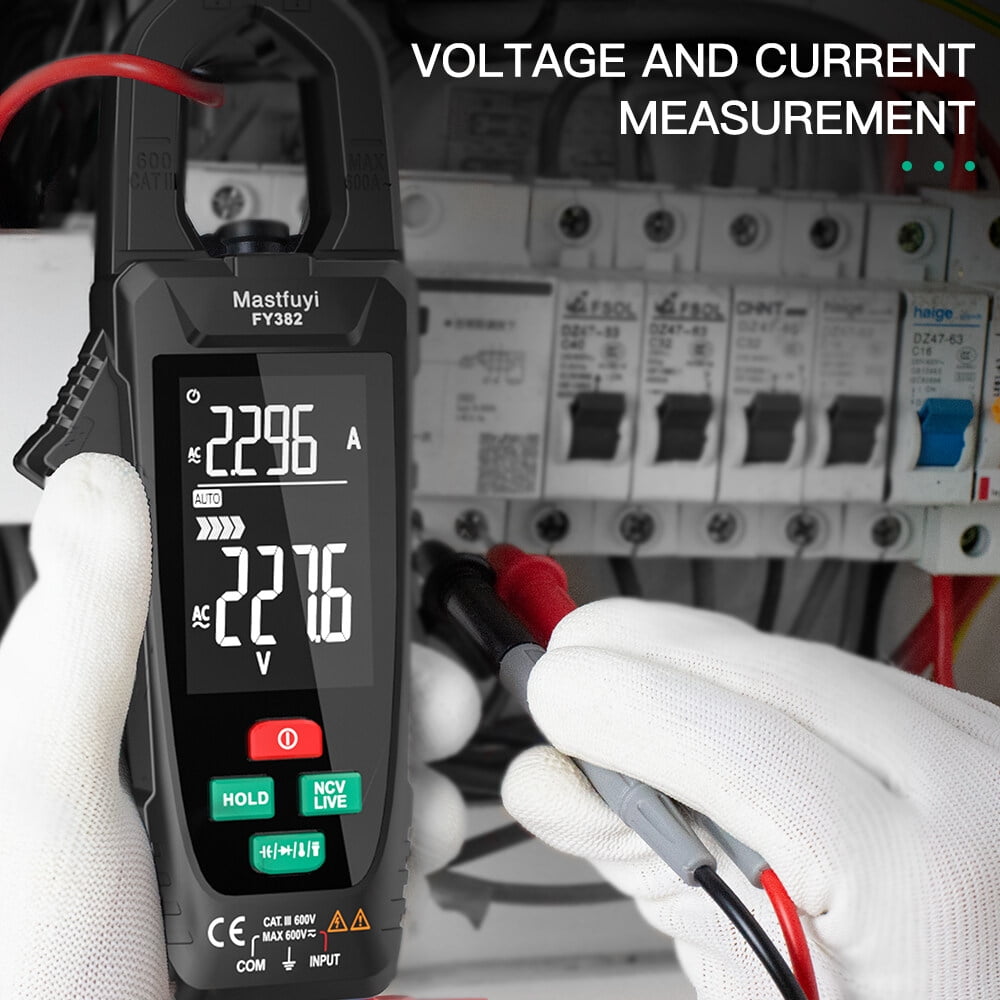 Shinysix Mastfuyi FY382 Smart Clamp Meter Digital Multimeter ...