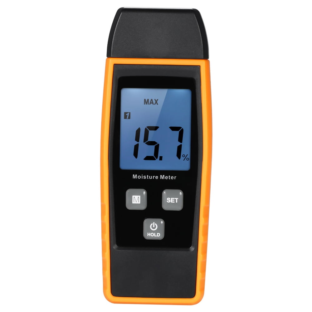 Shinysix Moisture Meter,Wood Moisture Meter LCD Mortar Concrete 2 ...