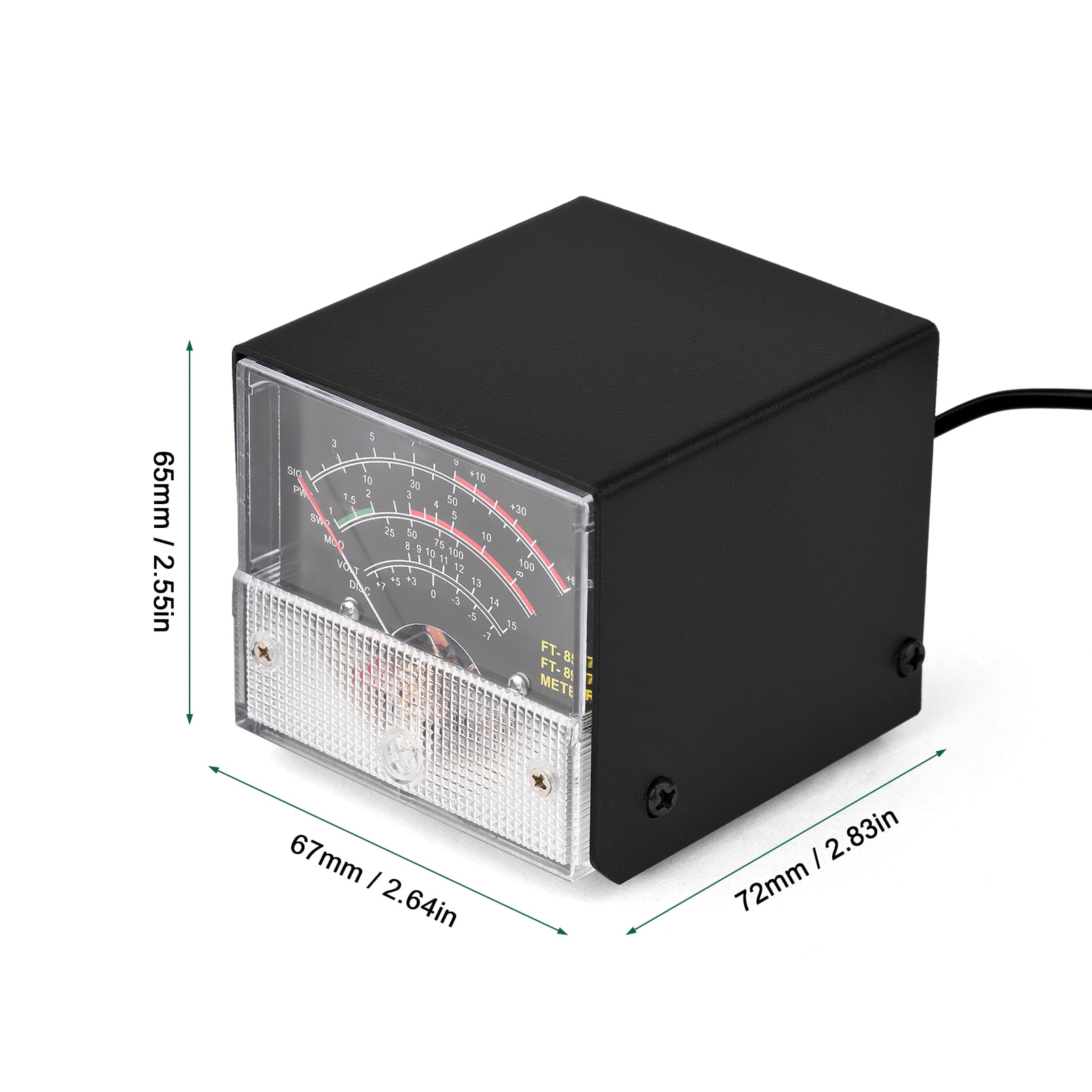 Shinysix SWR Power Meter External Meter Pointer Wattmeter Standing Wave ...