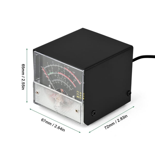 Shinysix SWR Power Meter External Meter Pointer Wattmeter Standing Wave ...