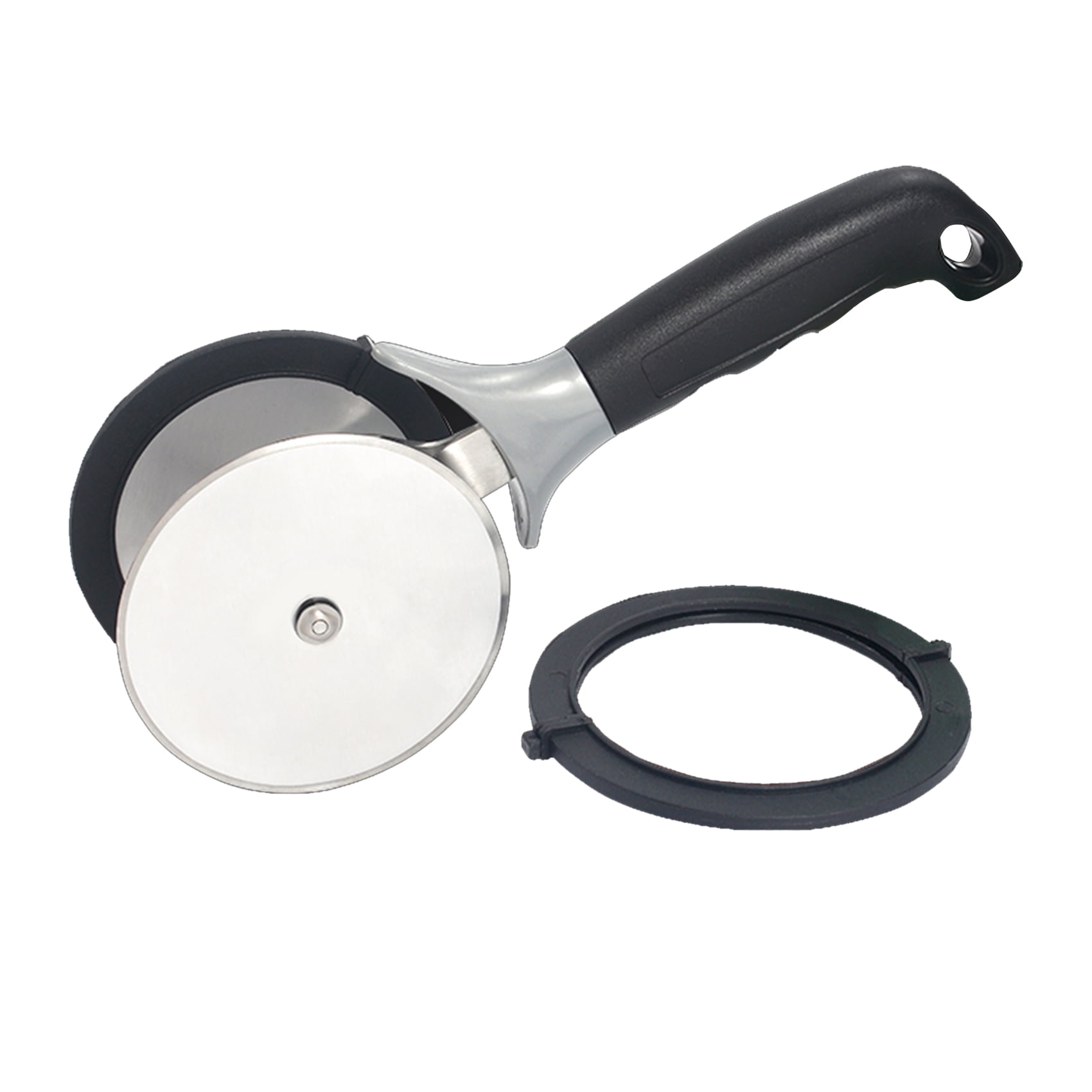 Shinysix Salad-Cutter,Dual-Wheels Salad-Cutter Stainless Steel Circle ...