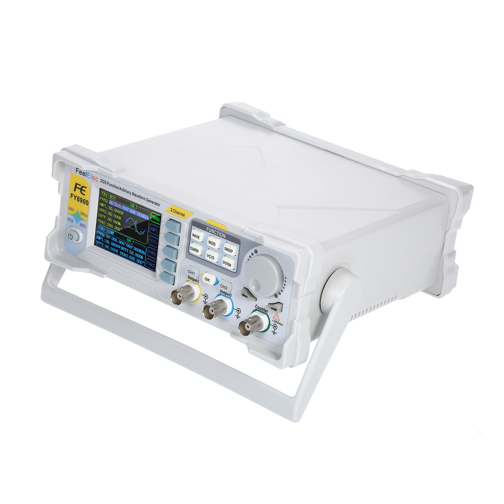 Shinysix Signal Generator,Function Source 300MSa/s DDS Dual-channel ...
