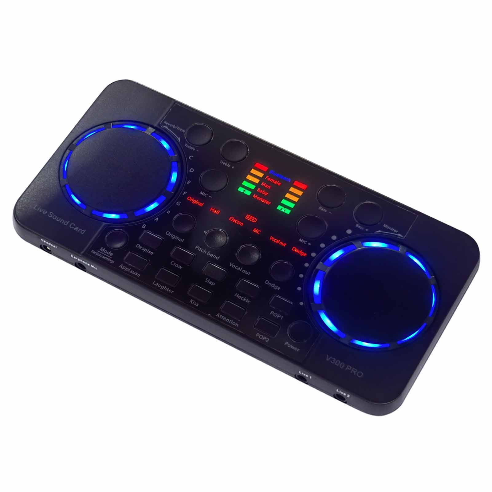 Shinysix Sound card,Music Compatible Computer Sound Voice Music V300 ...