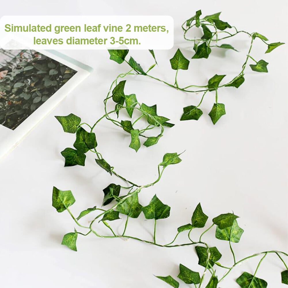 Shinysix String Light,Leaf Vine 2 Ivy Fake Leaf Powered Party Patio ...