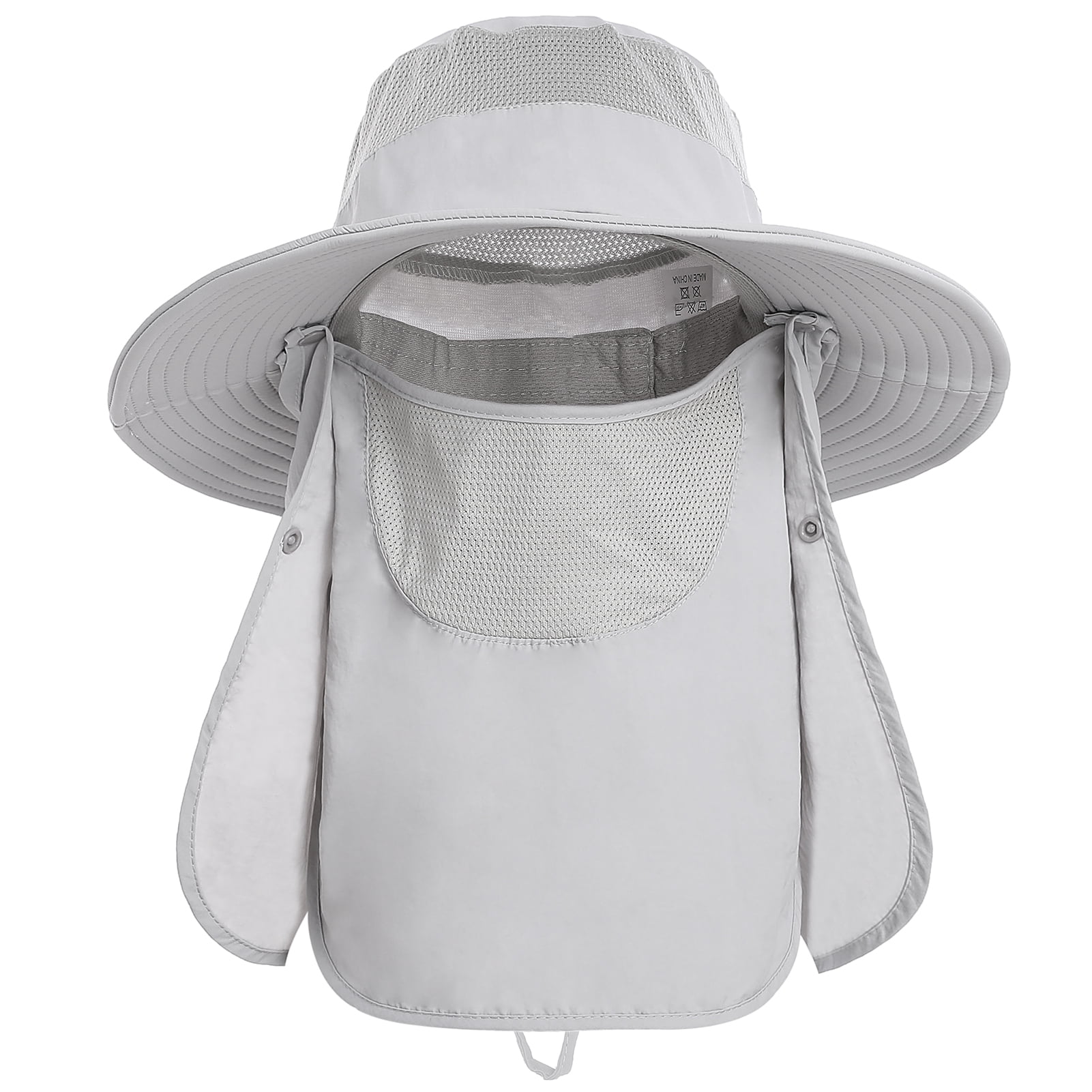 Shinysix Sun Hat,Sun Neck Flap Cover Men Women Wide Brim Sun Flap Cover ...