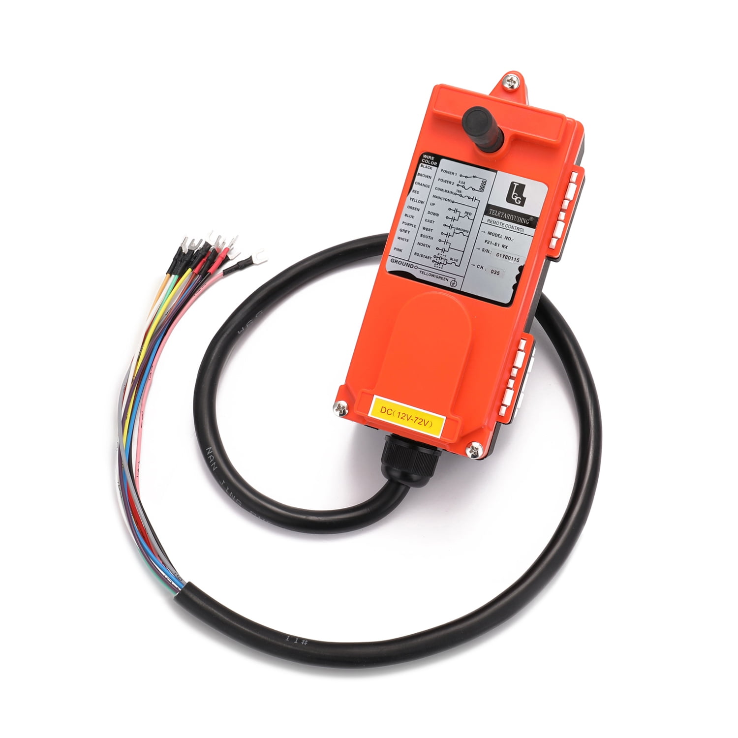 Shinysix Transmitter Receiver,Crane Lift Remote Lift Remote One F21-E1B ...