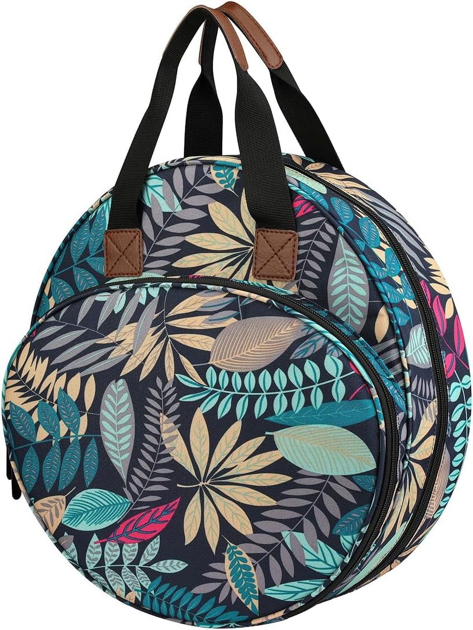 Shinyzone Cross Stitch Storage Bag with Leaf Print, Embroidery Projects ...