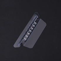 Meiiso 25Pcs Plastic Hanging File Folder Index Tabs, Clear, 3.5 Inch, 1 ...