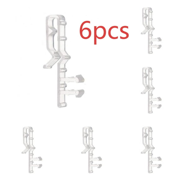 20 Pack Hidden Channel Blind Clips, 1-7/8 Inch Plastic Valance Clips ...