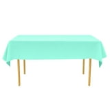 Shiogb Disposable Tablecloth Peva Plain Tablecloth, Solid Color Party ...