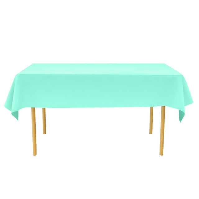 Shiogb Disposable Tablecloth Peva Plain Tablecloth, Solid Color Party ...