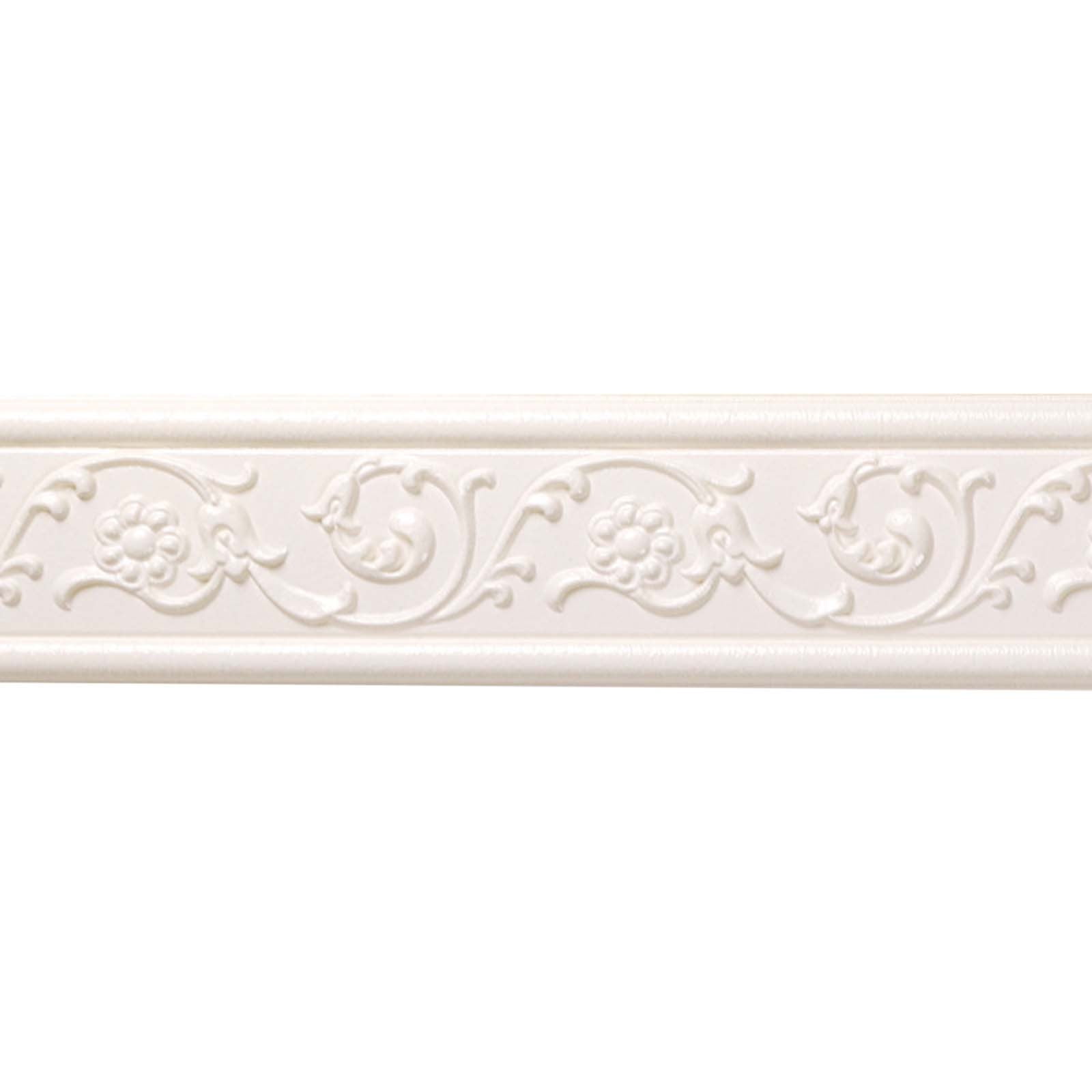 Shiogb Self-Adhesive Baseboard Wallpaper White, Border Wall Stickers ...