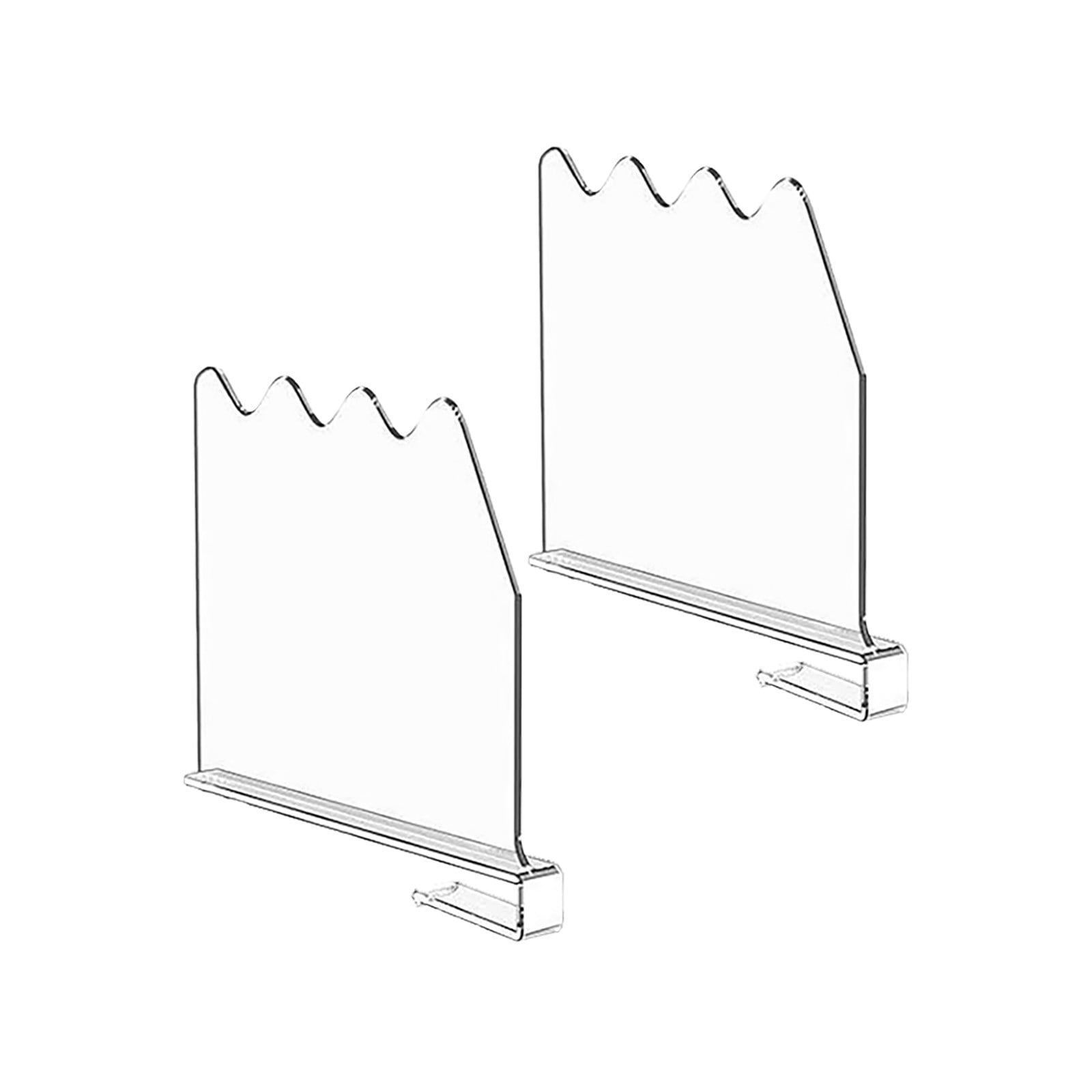 Shiogb Shelf Partitions Transparent, Shelf Dividers for Closet ... Shiogb Shelf Partitions Transparent, Shelf Dividers for Closet ...