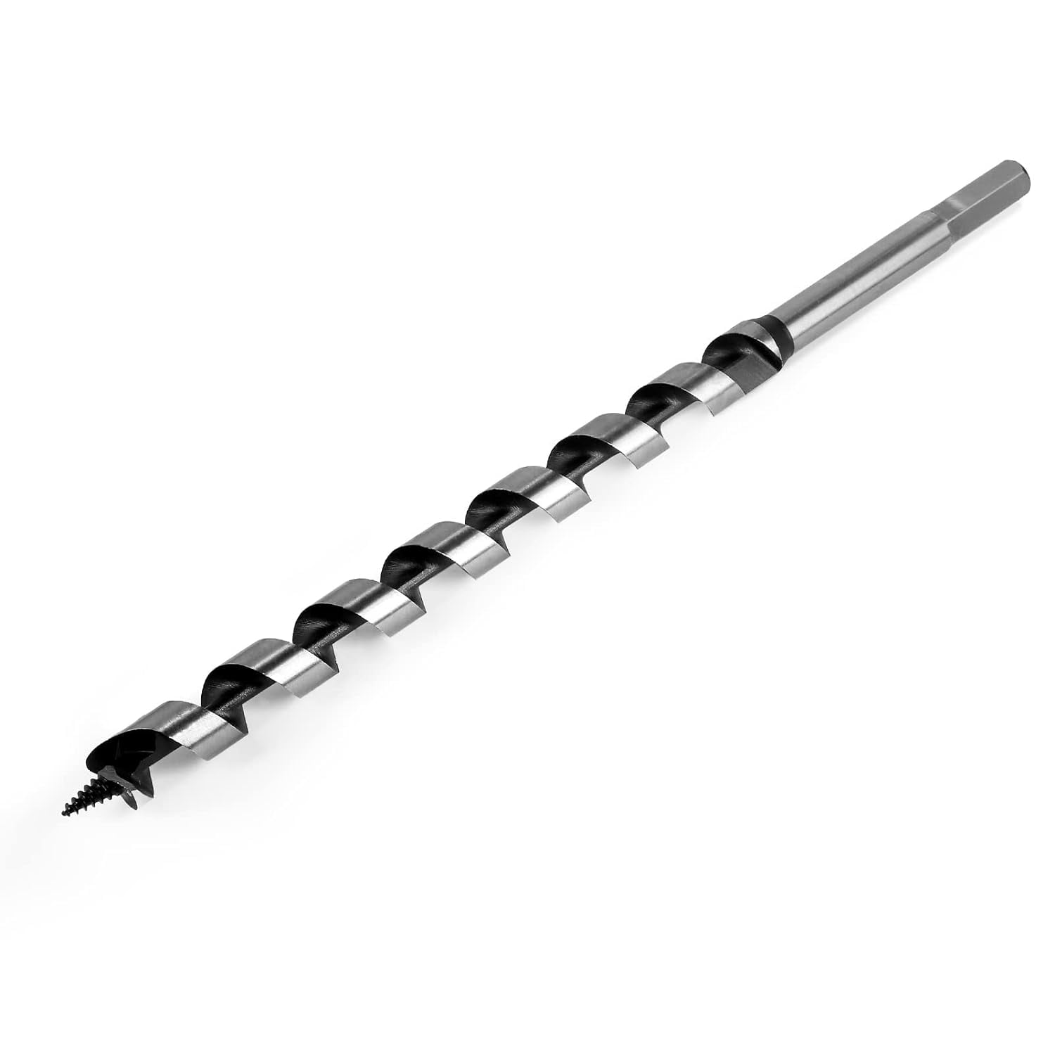 Ship Auger Drill Bit 7/8 x 12 Inch - Wood Auger Bit with 3/8 Inch Hex ...