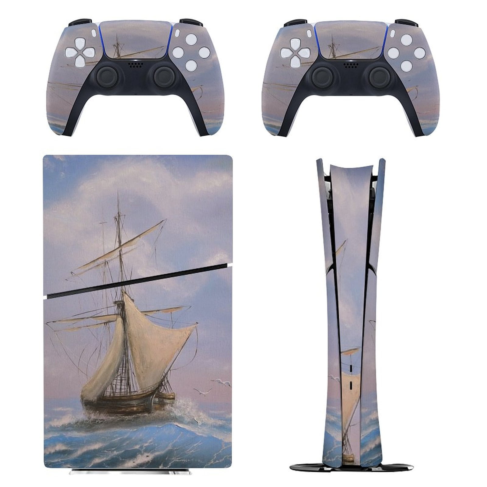 Ship, Boat PS5/PS5 Slim Digital Disc Skin Sticker For Console And ...