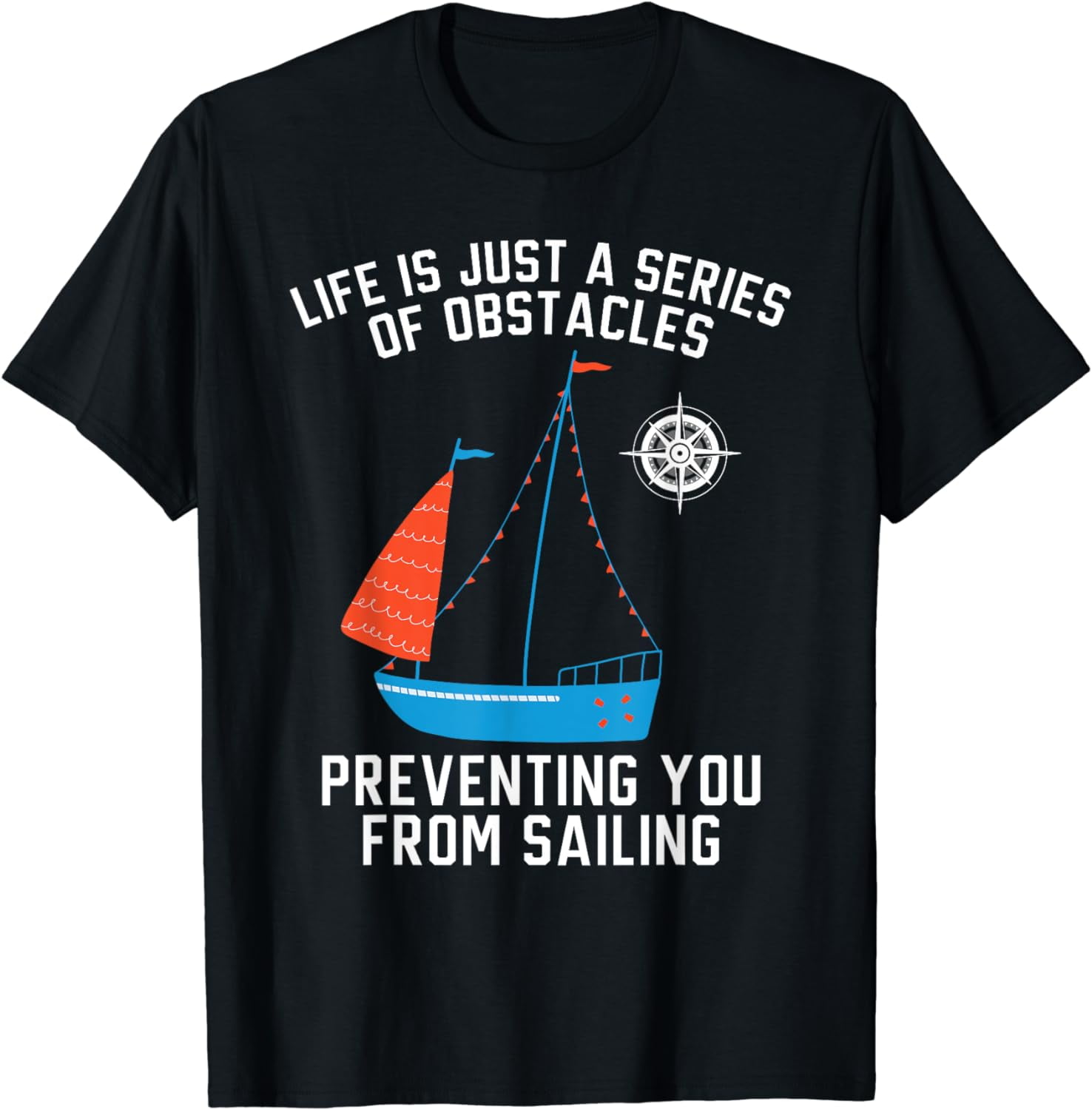 Ship Captain Seafarer Nautical Sailor Boating Sailing T-Shirt - Walmart.com
